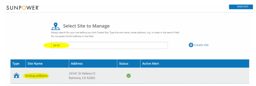 Navigating the SunPower portal