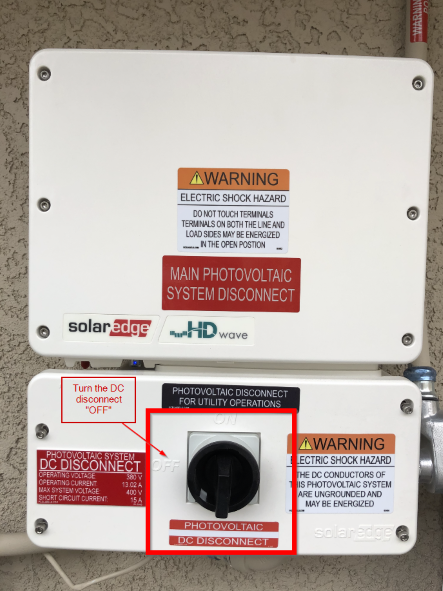 Power Cycling a SolarEdge Inverter